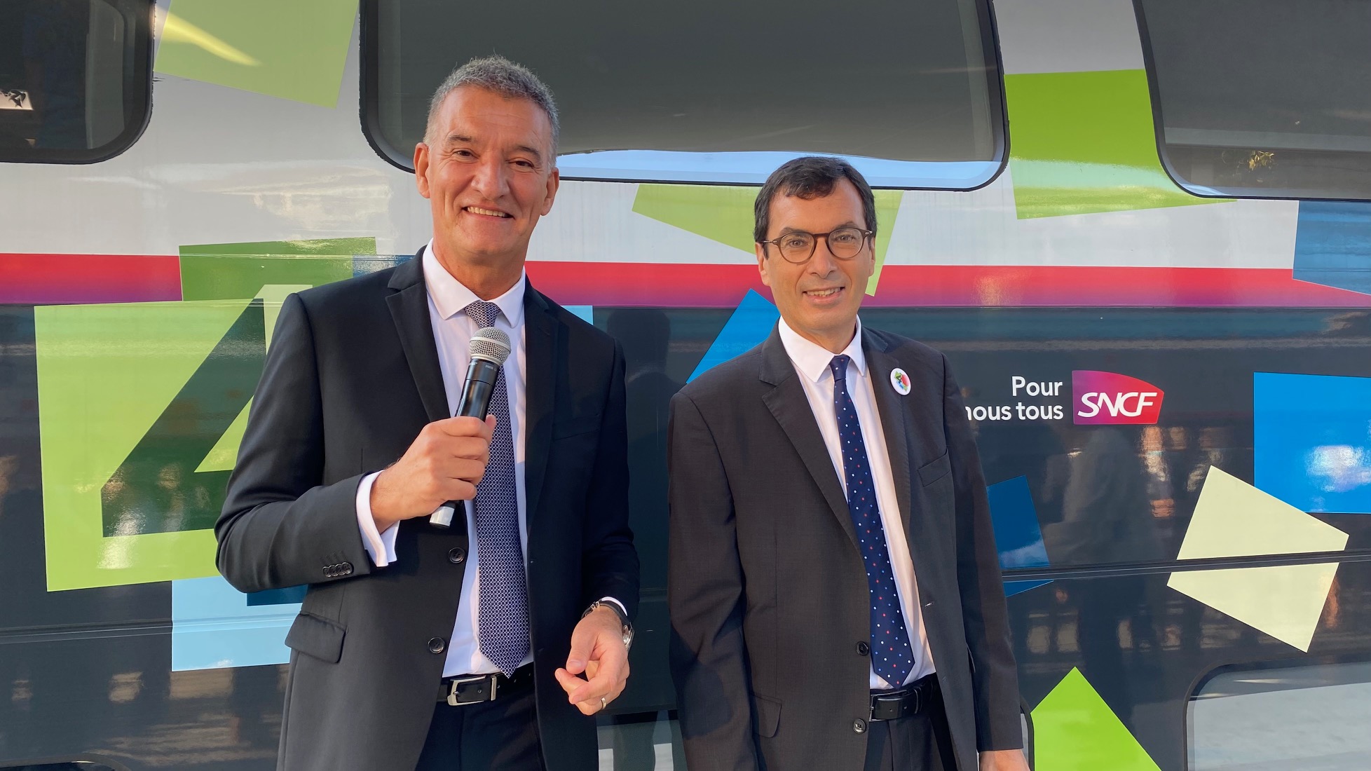 Le Président Emmanuel Macron célèbre 40 ans de TGV - Frédéric Ferrer